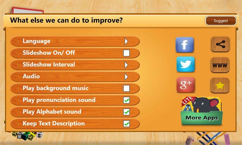 ABC for kids all alphabet free, a user friendly Windows Phone ...