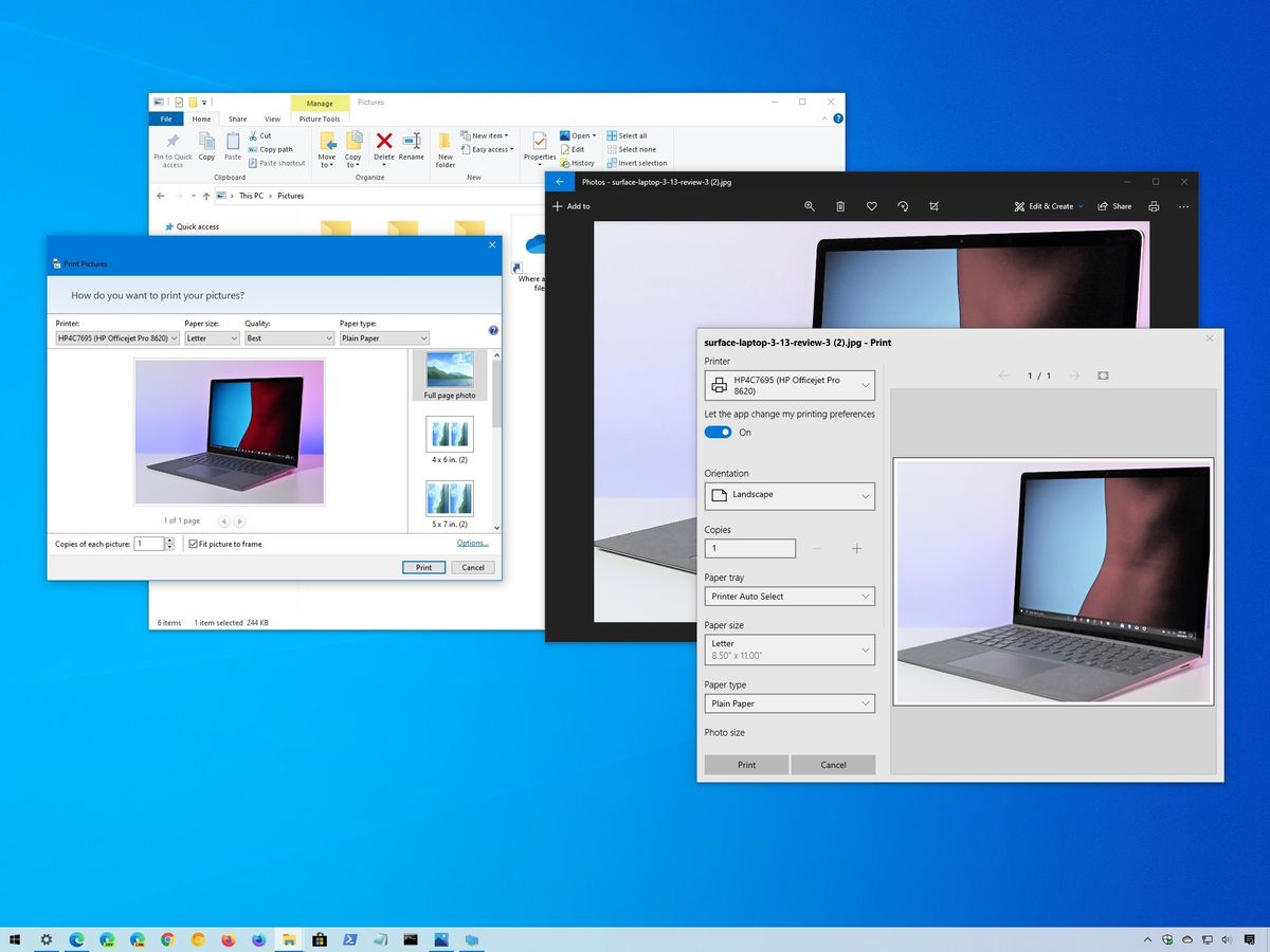 How To Print Pictures On Windows 10 Windows Central