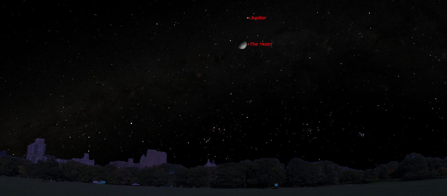 Moon Passes Brilliant Jupiter Sunday Night: How to See It | Space