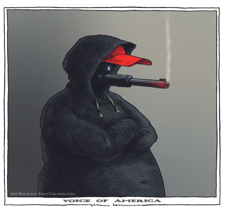 Editorial Cartoon U.S. America political violence protests | The Week