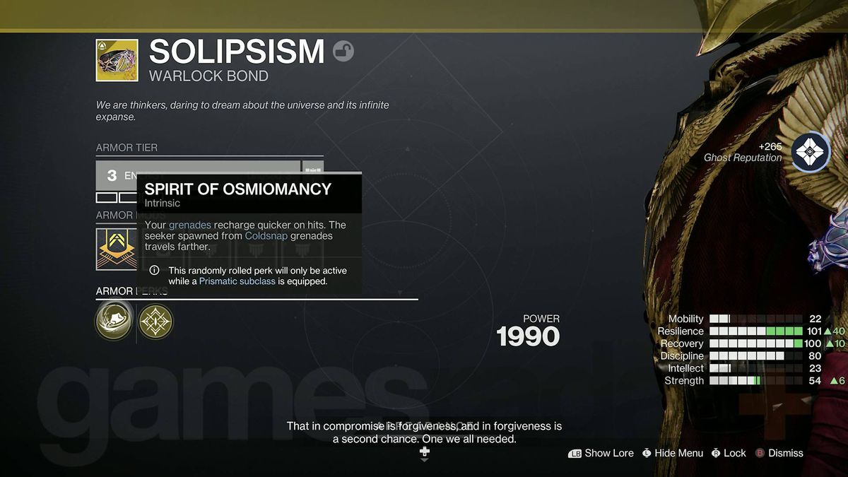 All Destiny 2 Exotic Class Item perks for Prismatic builds in The Final ...