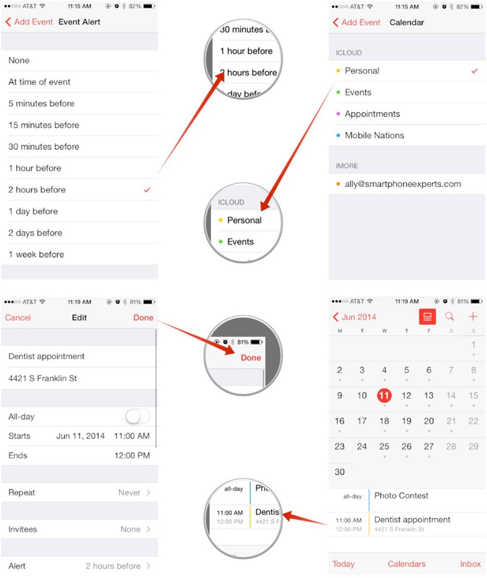 How to create, edit, and delete calendar events on your iPhone or iPad ...