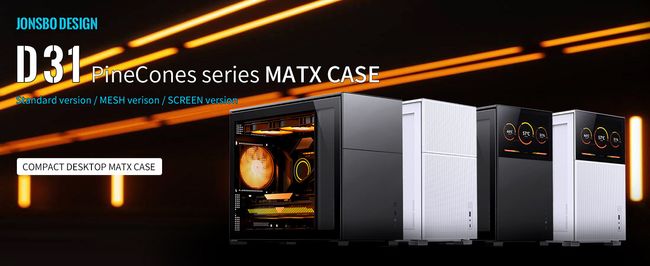 Jonsbo Cases Get Front LCD Screen Options | Tom's Hardware