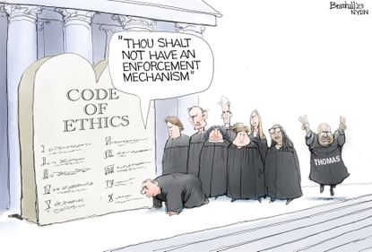 5 bitingly funny cartoons about the new SCOTUS ethics code | The Week