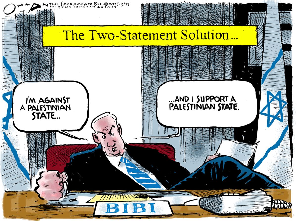 Political cartoon world Israel Palestine | The Week
