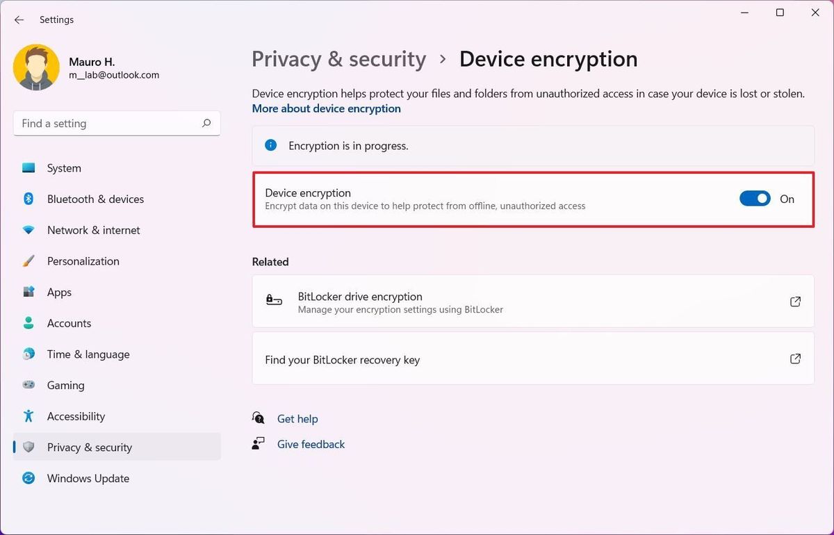 How to configure BitLocker encryption on Windows 11 | Windows Central