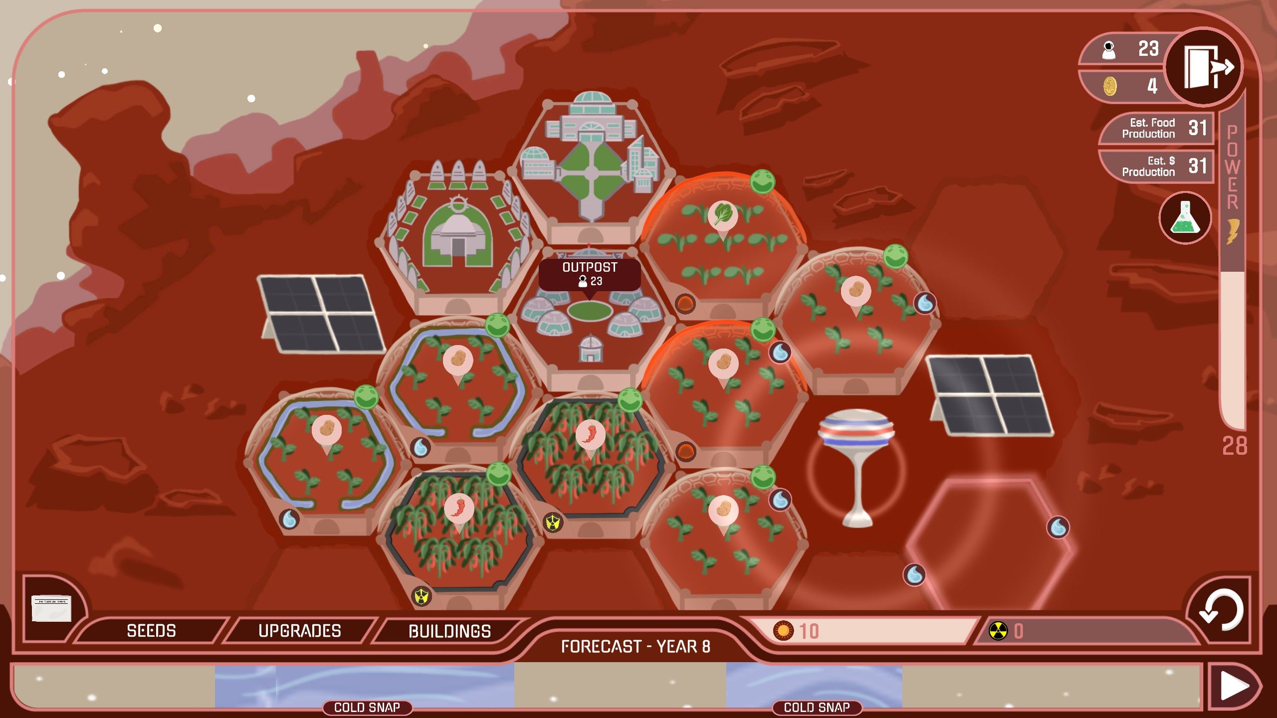 If you need a break from Earth, here's a neat free game about farming ...