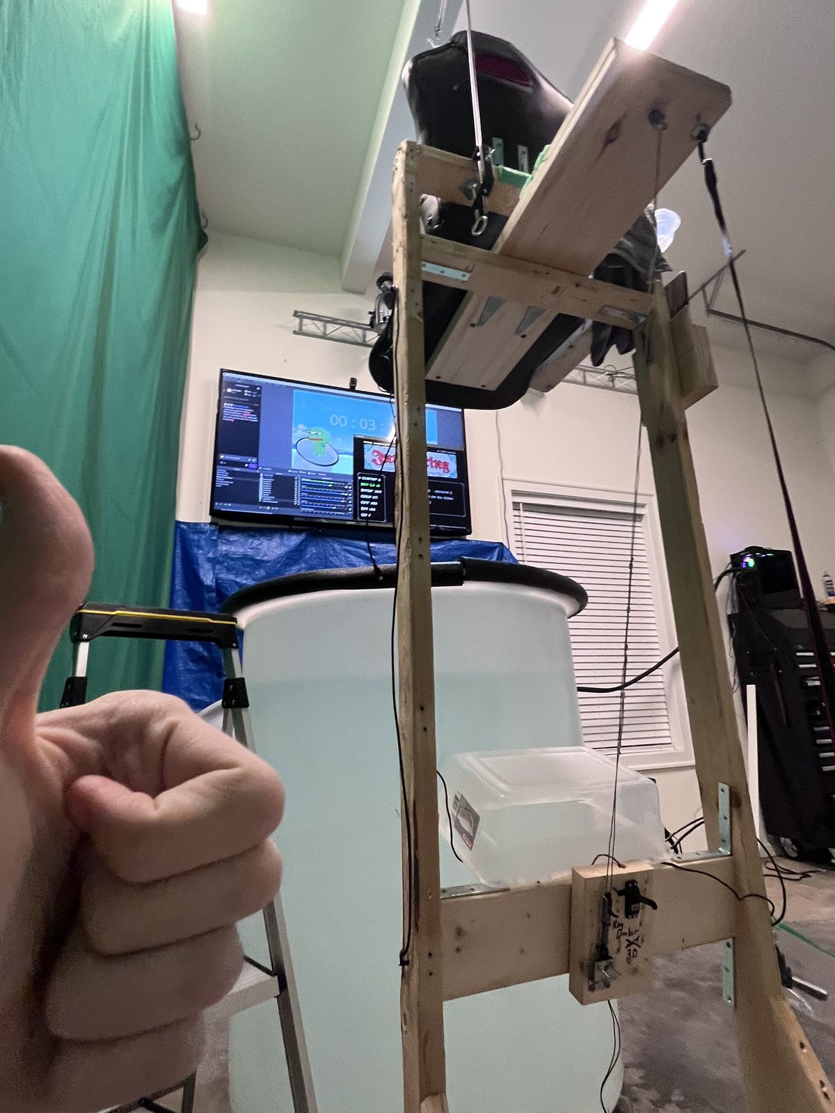 This streamer is playing Jump King, except every wrong move drops him ...