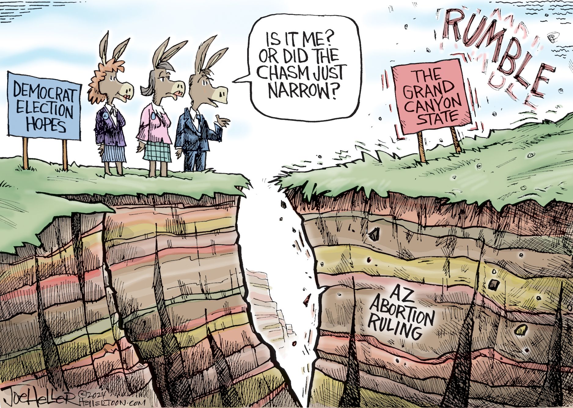 Today's political cartoons - April 11, 2024 | The Week