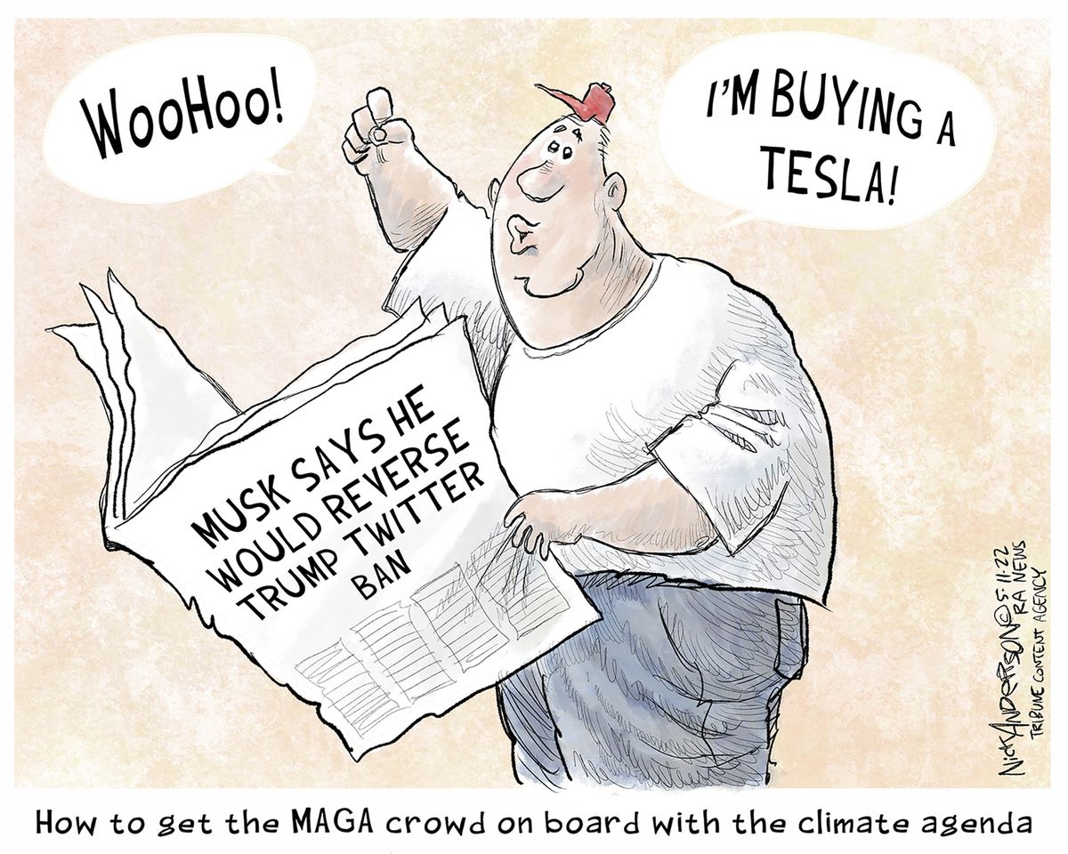 Pro-climate MAGA man | The Week