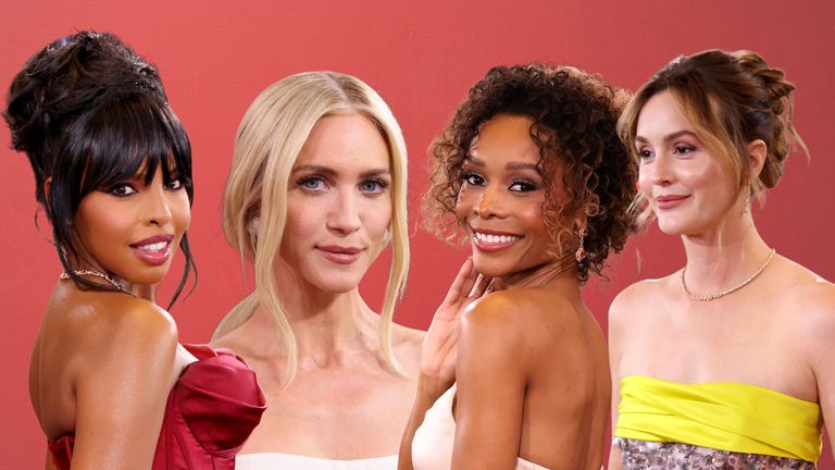 Messy Updo Hairstyles Rule the 2026 Golden Globes Red Carpet | Marie Claire