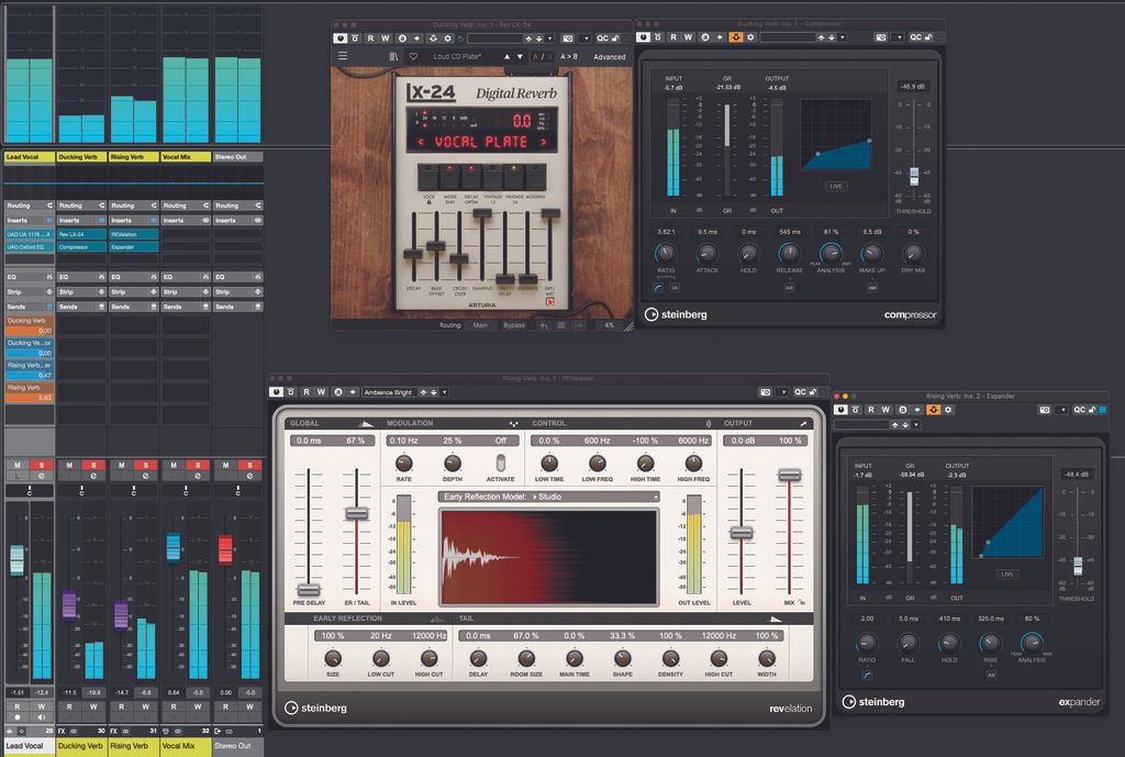 14 tips to help you do more with reverb: "Applying different reverbs to ...