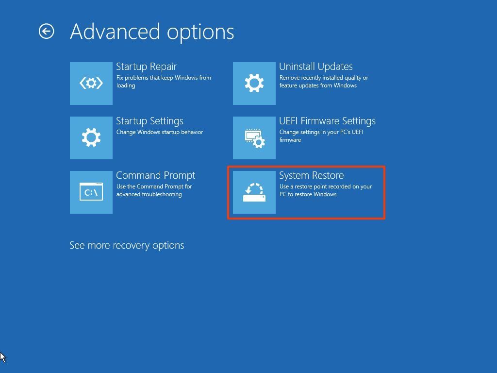 Use System Restore on Windows 10 | Windows Central
