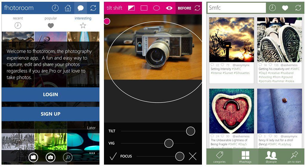 Updates on the way for the Windows Phone photography apps Fhotoroom and ...