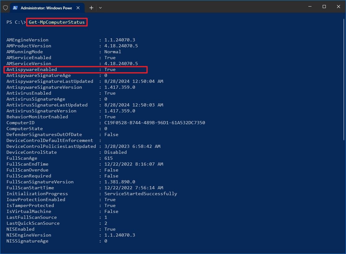 How to manage Microsoft Defender Antivirus with PowerShell on Windows ...