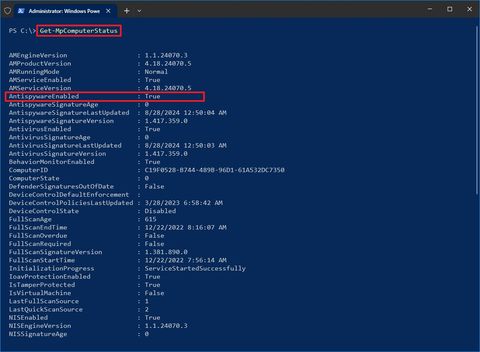 How to manage Microsoft Defender Antivirus with PowerShell on Windows ...