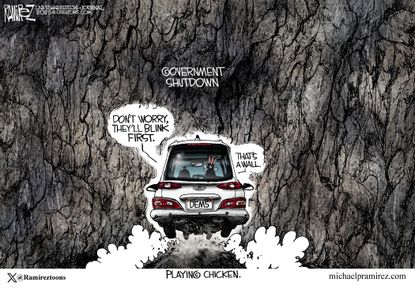 5 drawn-out political cartoons about the government shutdown | The Week