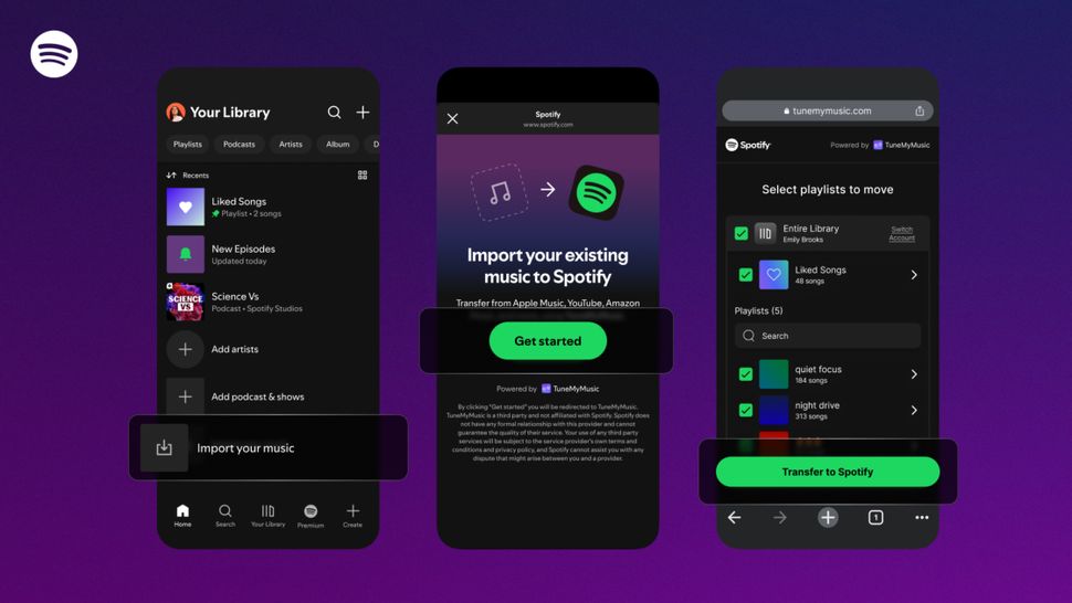 Spotify is making it easier to switch with TuneMyMusic playlist ...