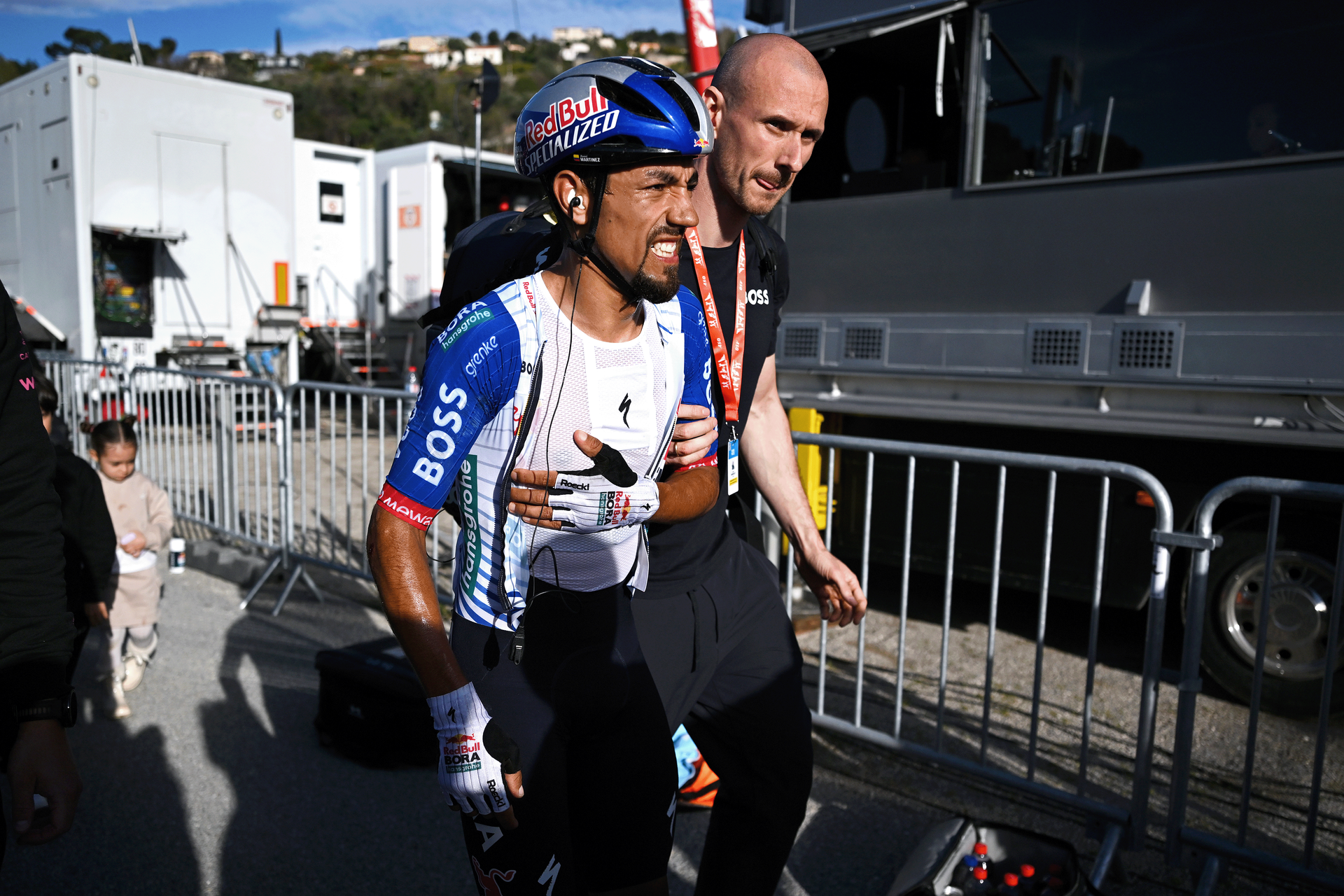 'For a moment I thought about stopping' – Crash caused by teammate ...