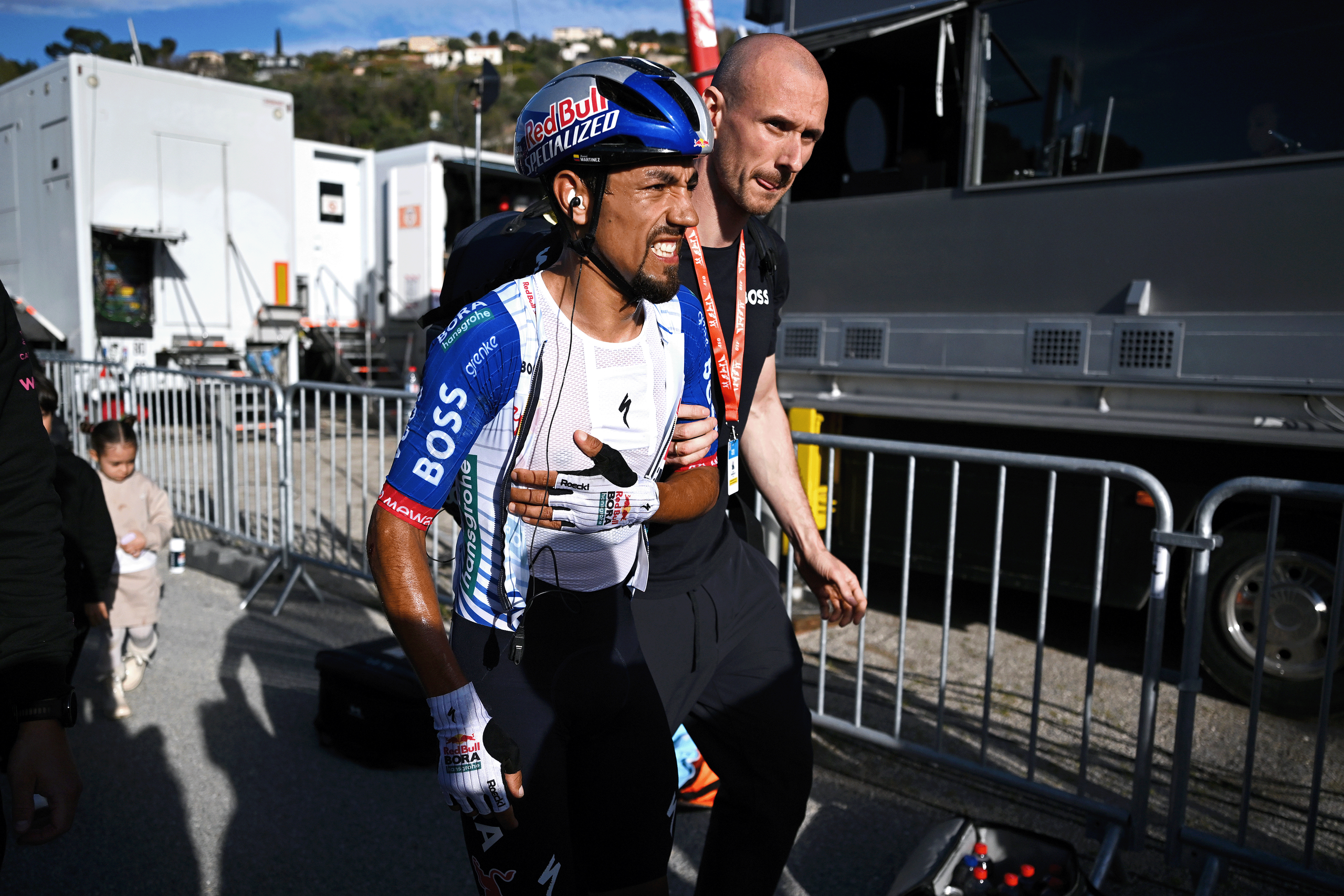'For a moment I thought about stopping' – Crash caused by teammate ...