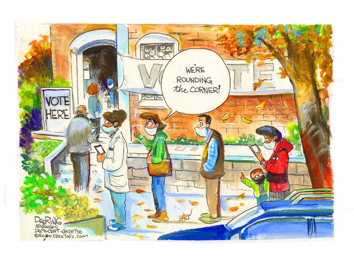 Editorial Cartoon U.S. Voting 2020 | The Week