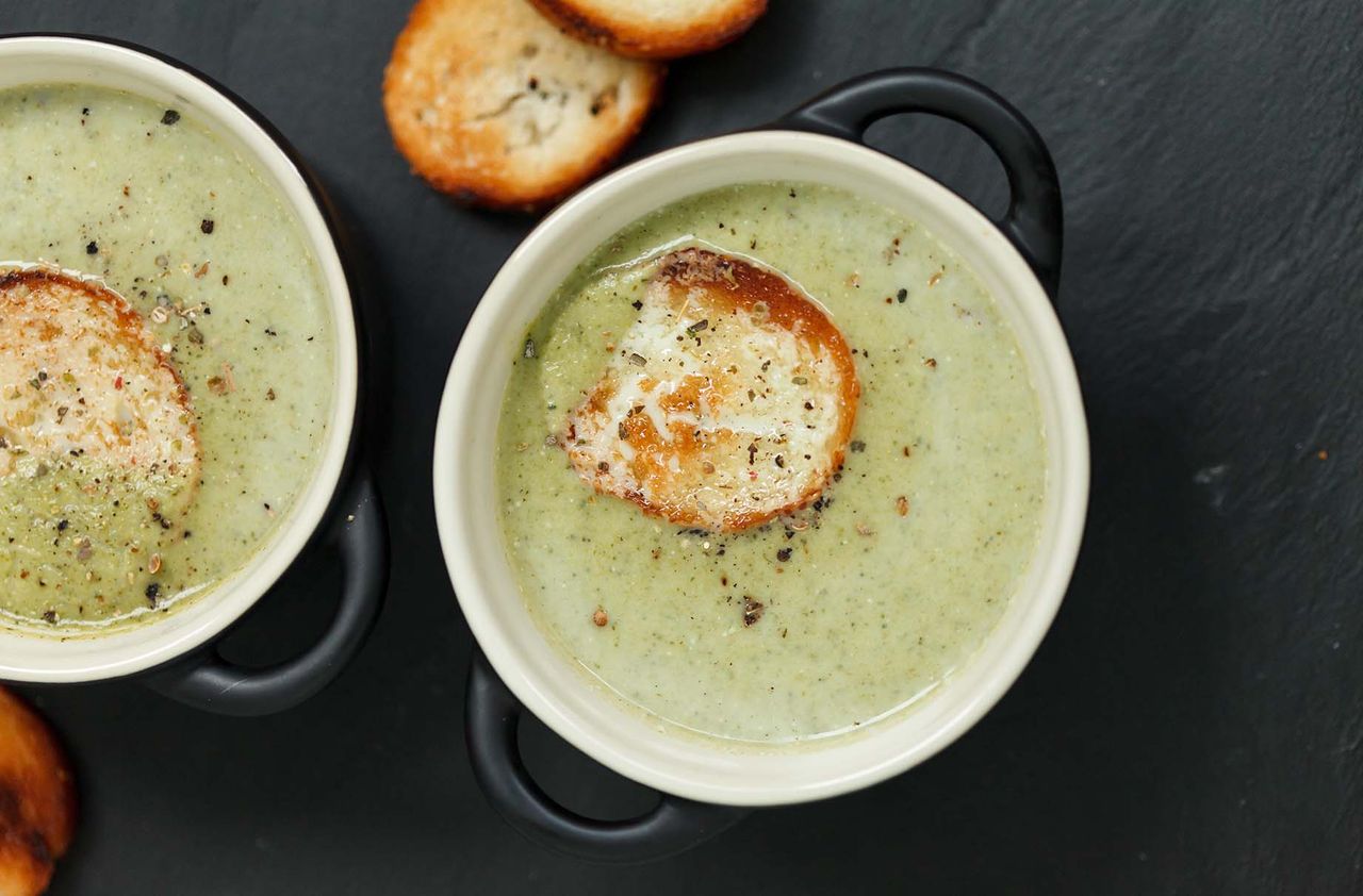 Broccoli and Stilton soup recipe | GoodTo