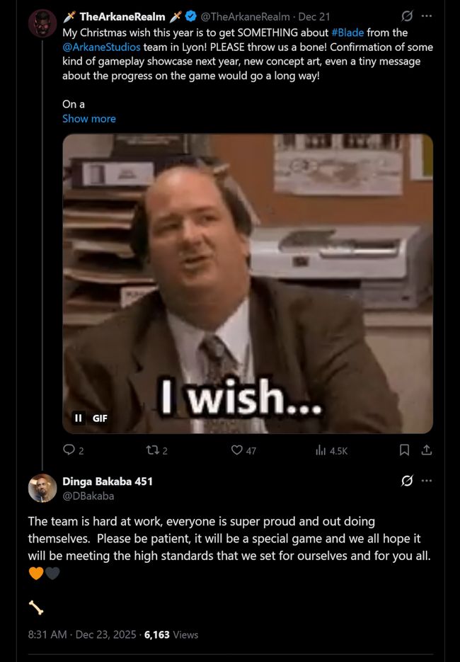 Blade director reassures suffering fans with soothing words: ‘Please be ...