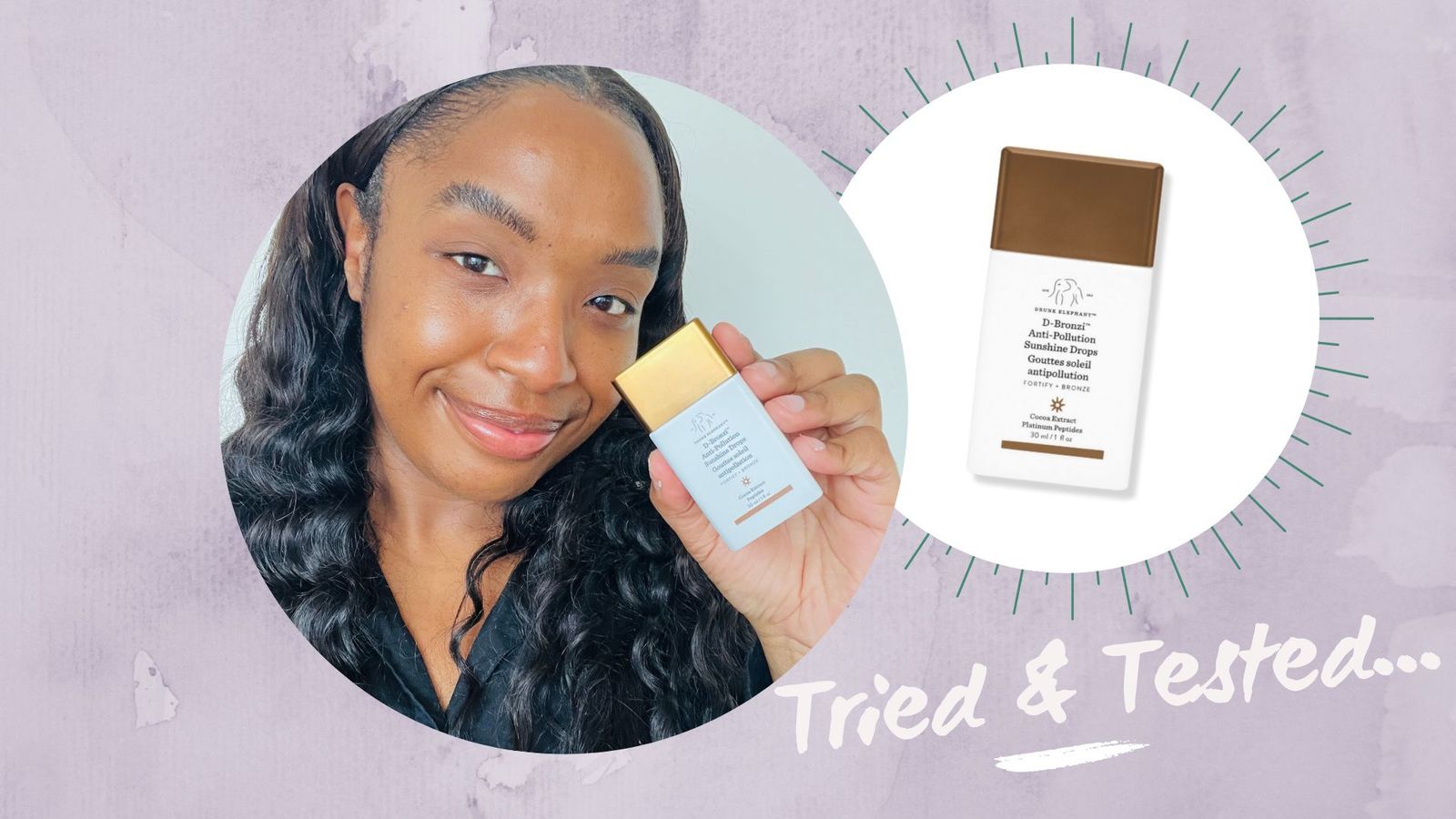 Drunk Elephant Bronzing Drops review + before and after pics | Woman & Home