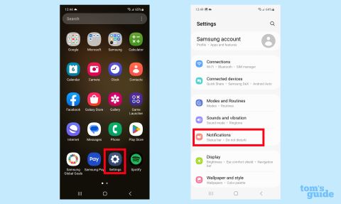 How to manage lock screen notifications on the Galaxy S23 | Tom's Guide