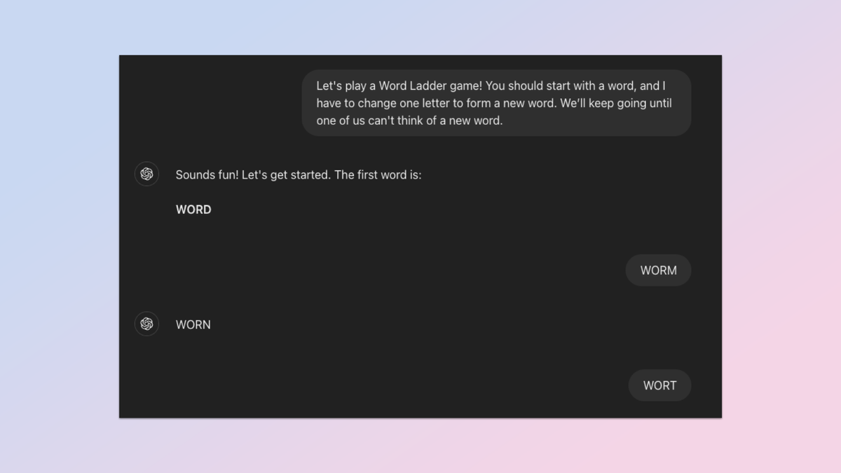 7 ChatGPT prompts to play word games with the AI | Tom's Guide
