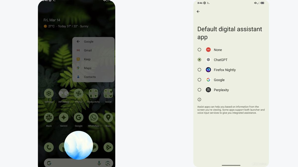 ChatGPT could be set as 'default' assistant on Android phones | Android ...