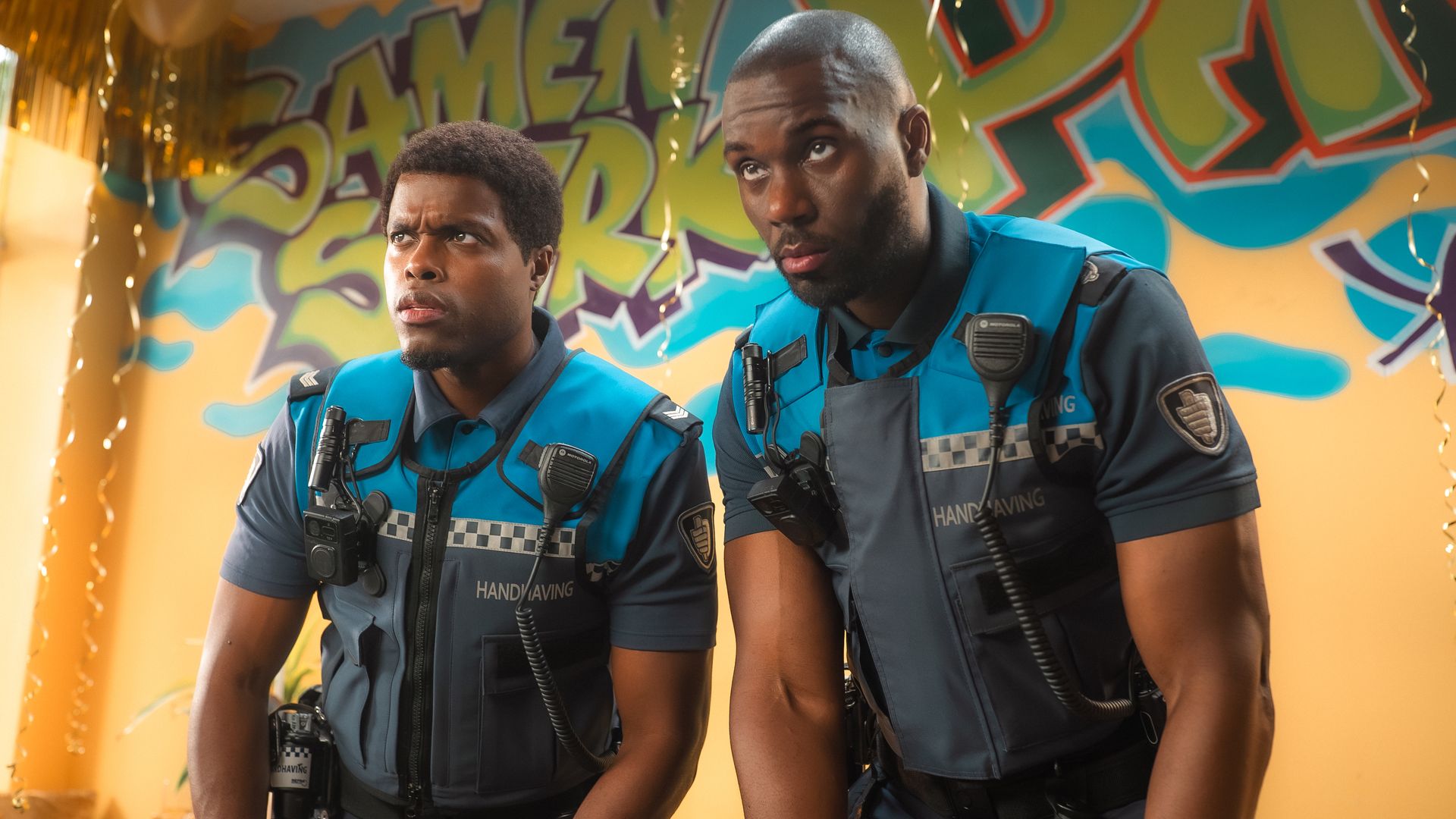 Netflix's chaotic new action comedy movie looks perfect for 'Hot Fuzz ...