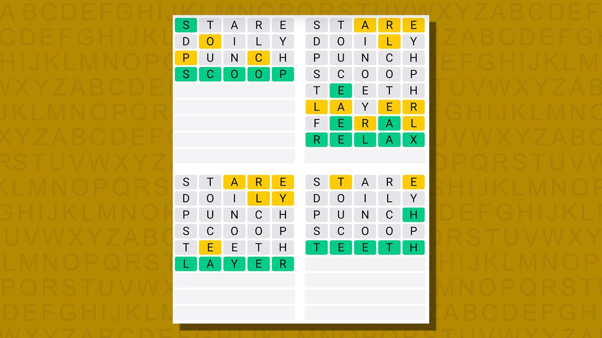 Quordle today – hints and answers for Saturday, January 20 (game #726 ...