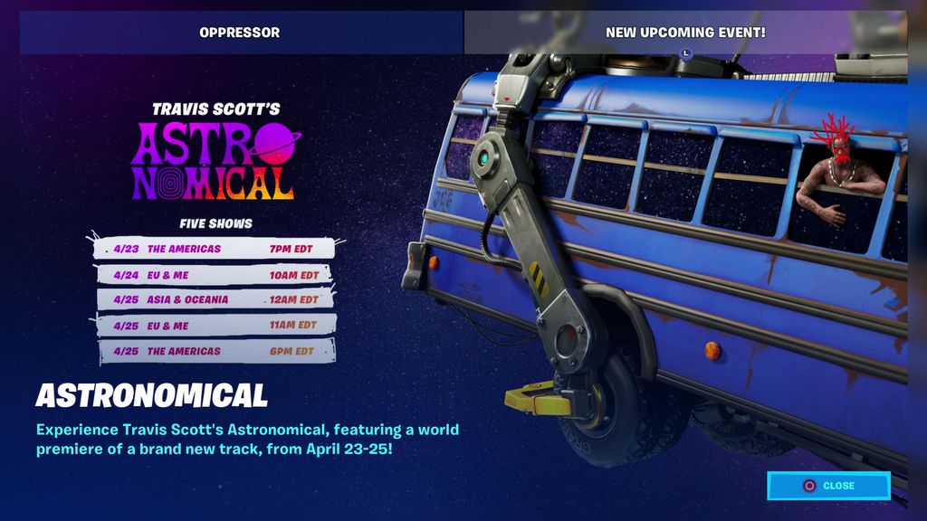 What time is the Travis Scott event in Fortnite? Here's how to watch ...