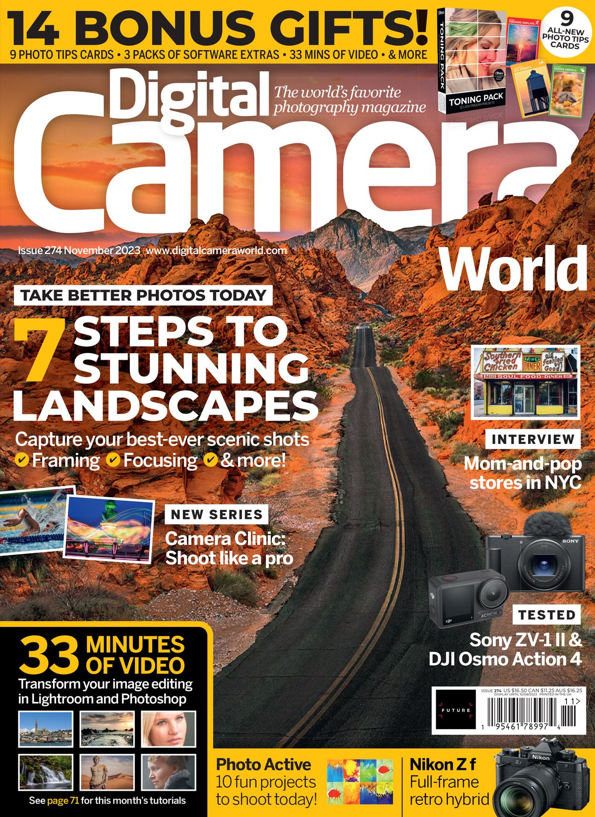 Get 14 bonus gifts with the November 2023 issue of Digital Camera ...