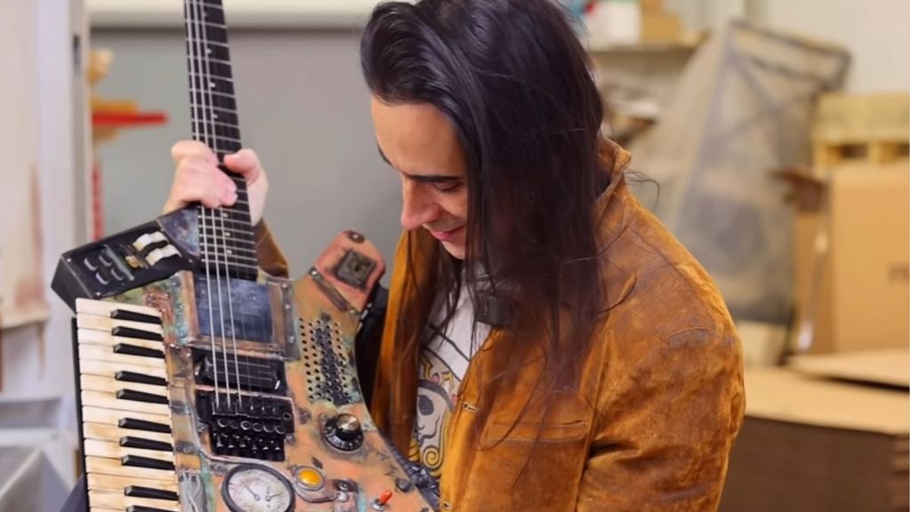 Nuno Bettencourt’s part-guitar, part-keytar Mad Max creation | Guitar World
