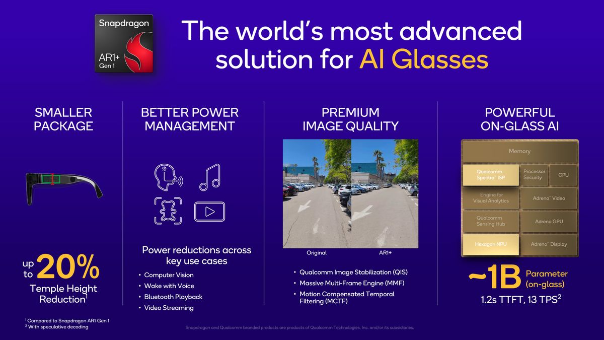 Snapdragon AR1+ is the smart glasses breakthrough I’ve been waiting for ...