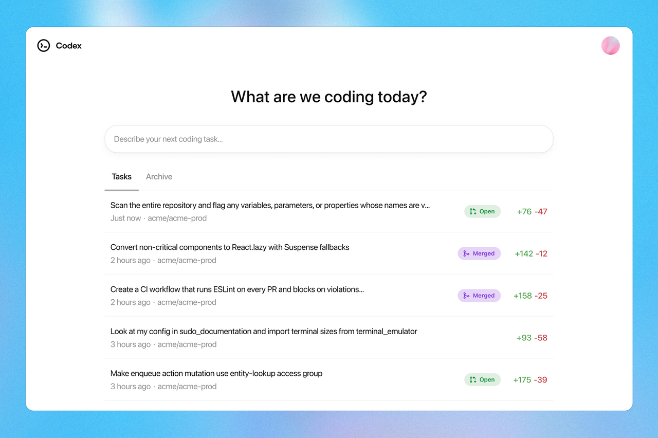OpenAI just launched 'Codex', a new AI agent for software engineering ...