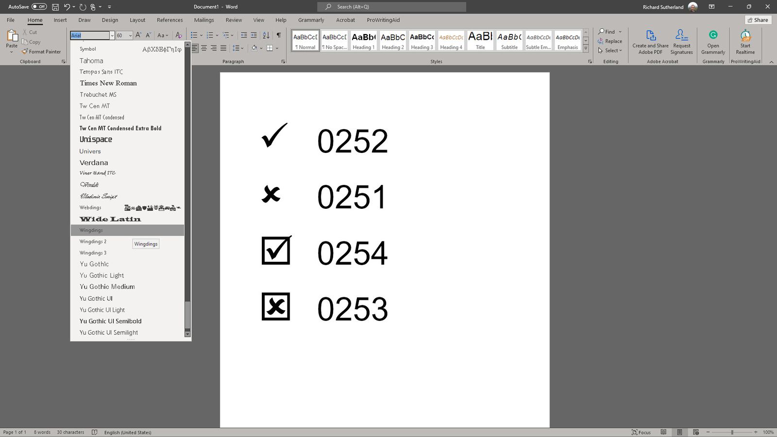 How to insert a tick or a cross symbol in Microsoft Word and Excel | IT Pro