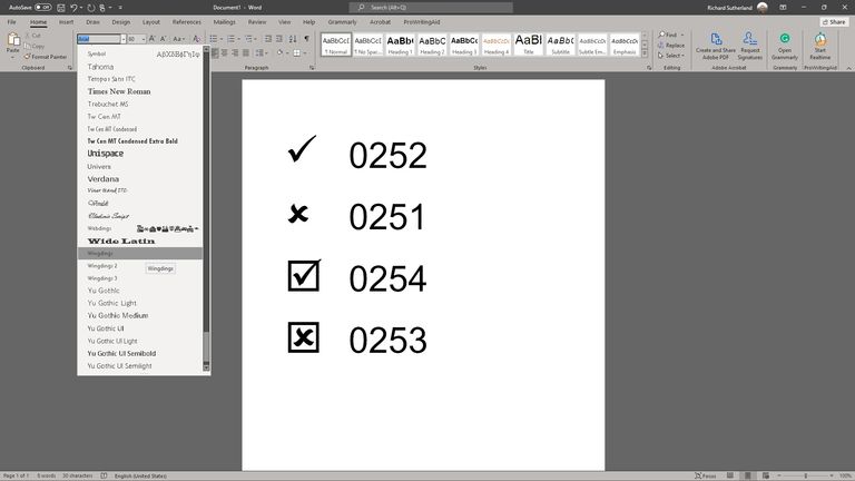 How to insert a tick or a cross symbol in Microsoft Word and Excel | IT Pro