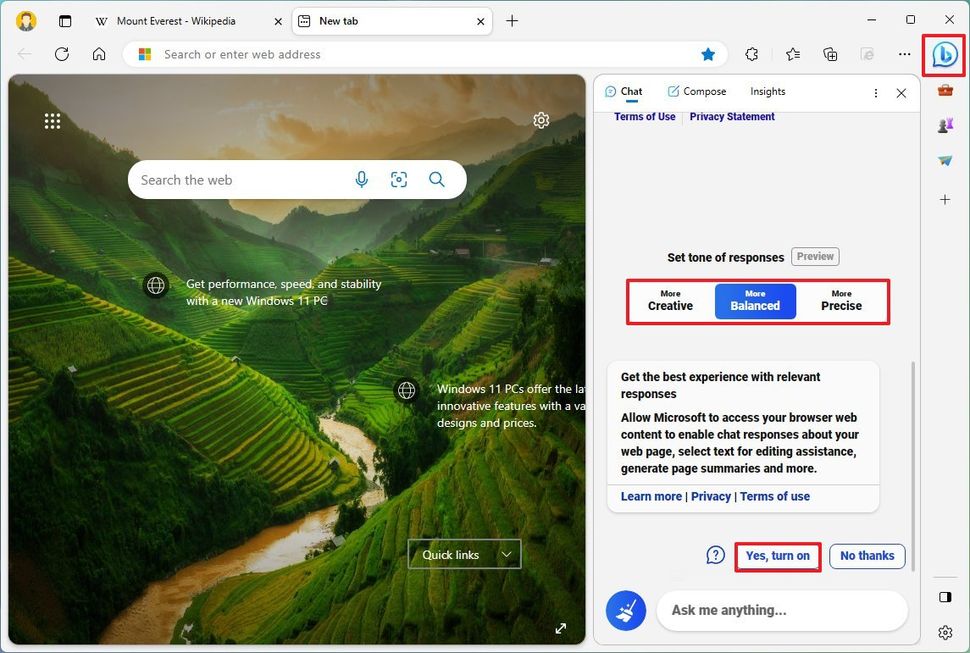 How to get started with Bing Chat on Microsoft Edge | Windows Central