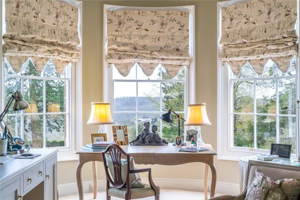 A classic Georgian manor house in an ancient hilltop town in the ...