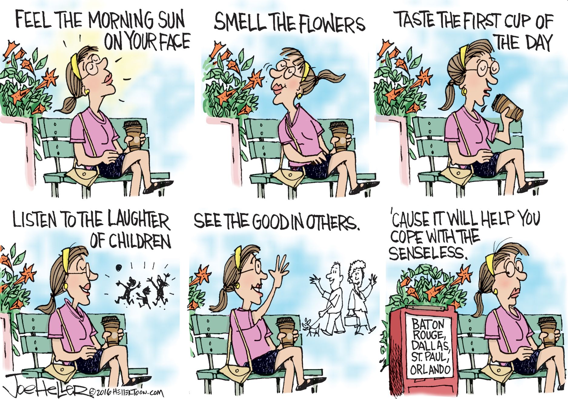 Editorial cartoon U.S. coping senseless violence | The Week