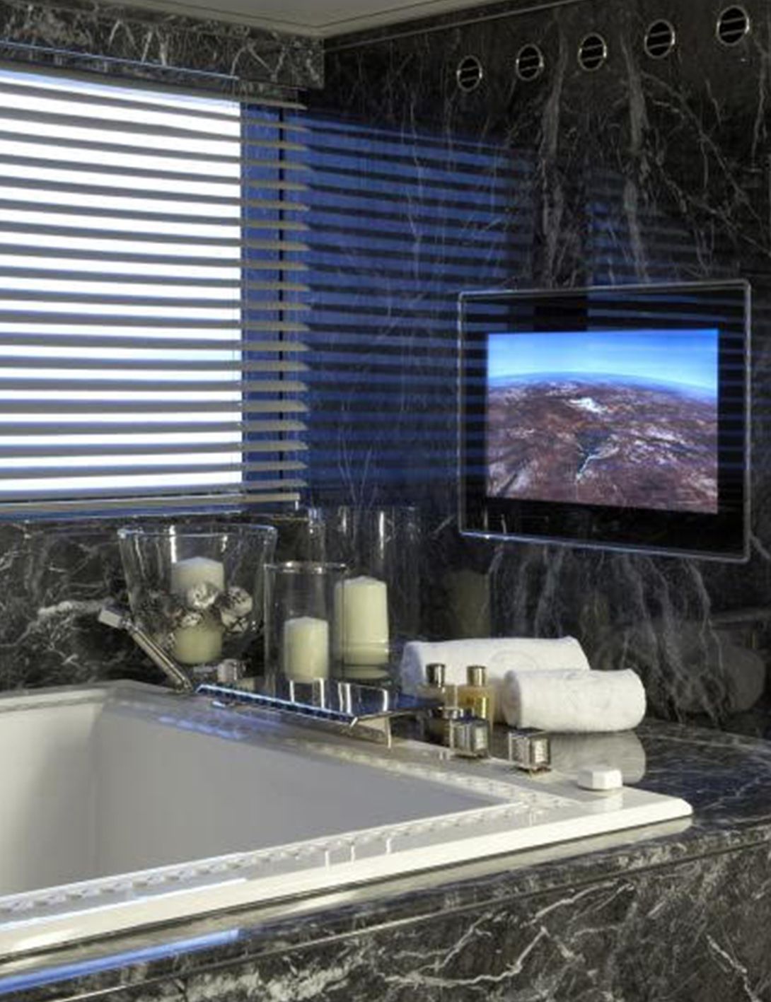 Bathroom TV ideas - how to add a screen to your spa in style | Livingetc