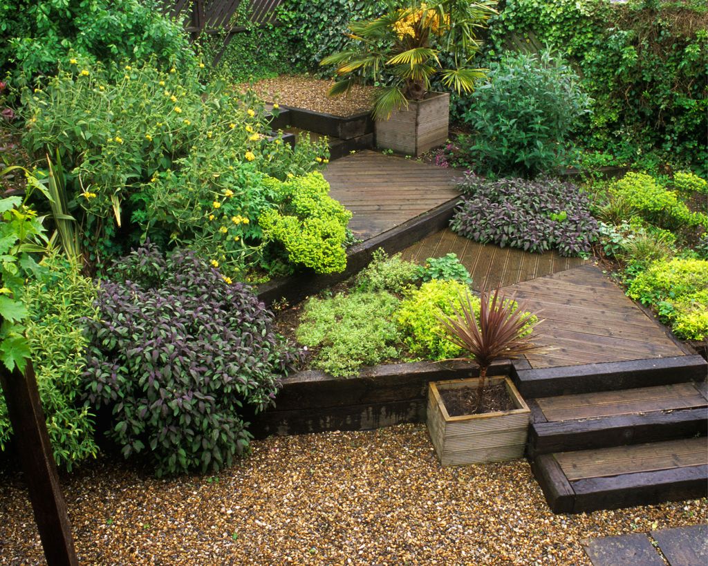 Landscaping with railroad ties: 10 clever ways to use them | Gardeningetc