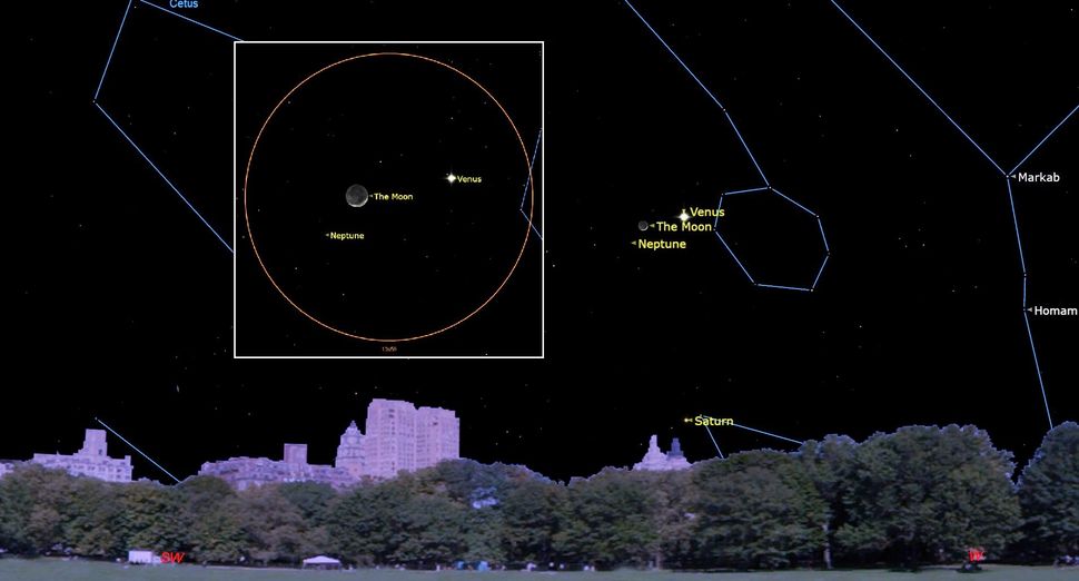How to see Venus snuggle up to a thin crescent moon tonight | Space