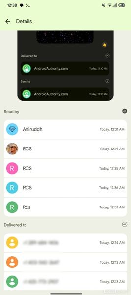 Google Messages might revamp text 'details' so you know who left you on ...