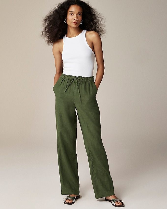 24 Pairs of Stylish Linen Pants to Buy Before Summer Starts | Who What Wear
