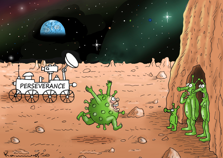 5 celestially funny cartoons about Perseverance's Mars adventure | The Week