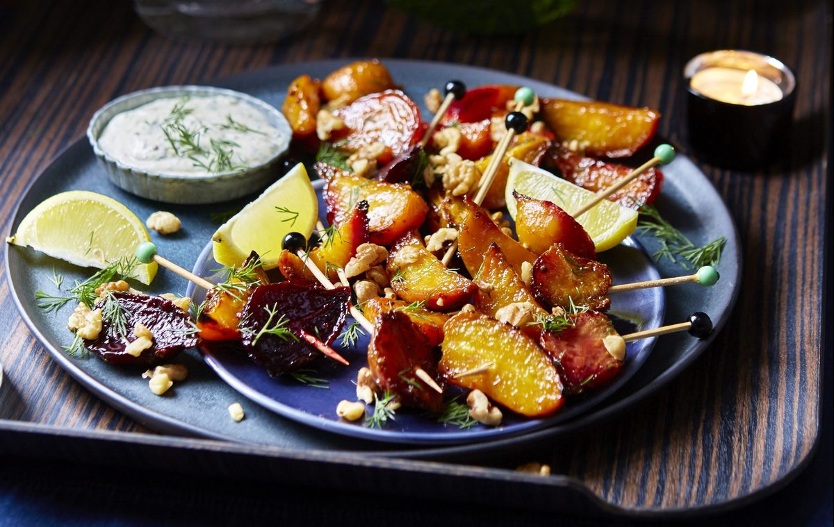 Baby Roast Beetroots with Walnuts and Mustard | Starter Recipes | Woman ...